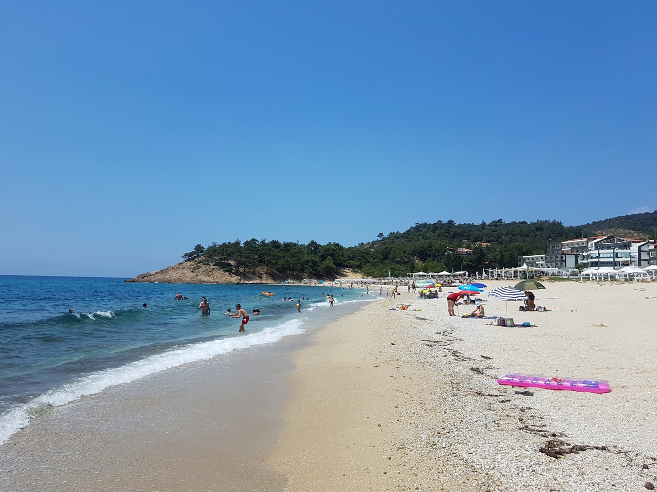 Pláž Limenaria na ostrově Thassos - průvodce 2025 | levnocestovani.cz